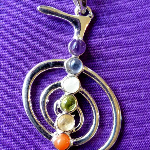 Reiki Cho Ku Rei chakra pendant.